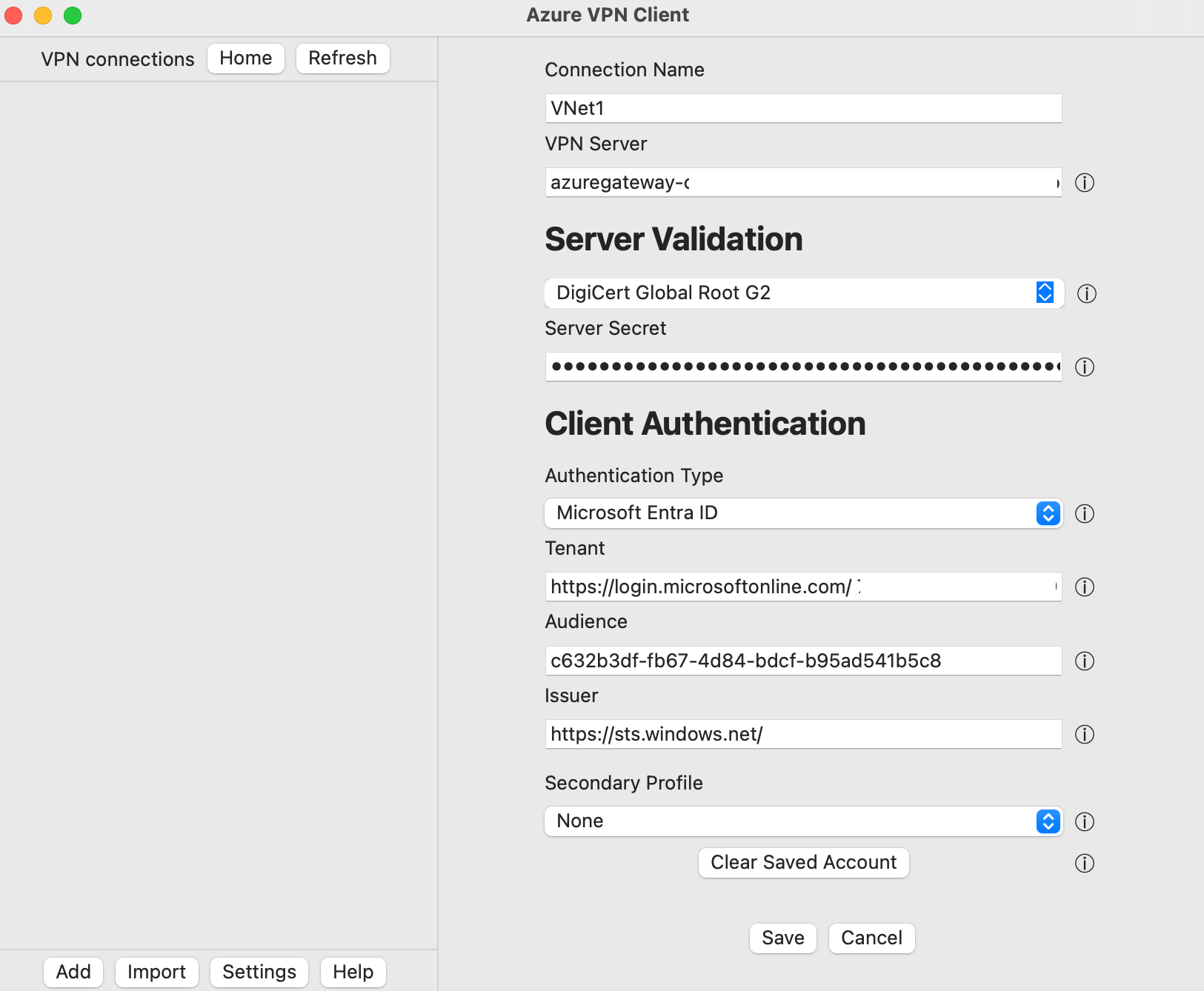 How to Configure the Azure VPN Client on macOS with Microsoft Entra ID ...